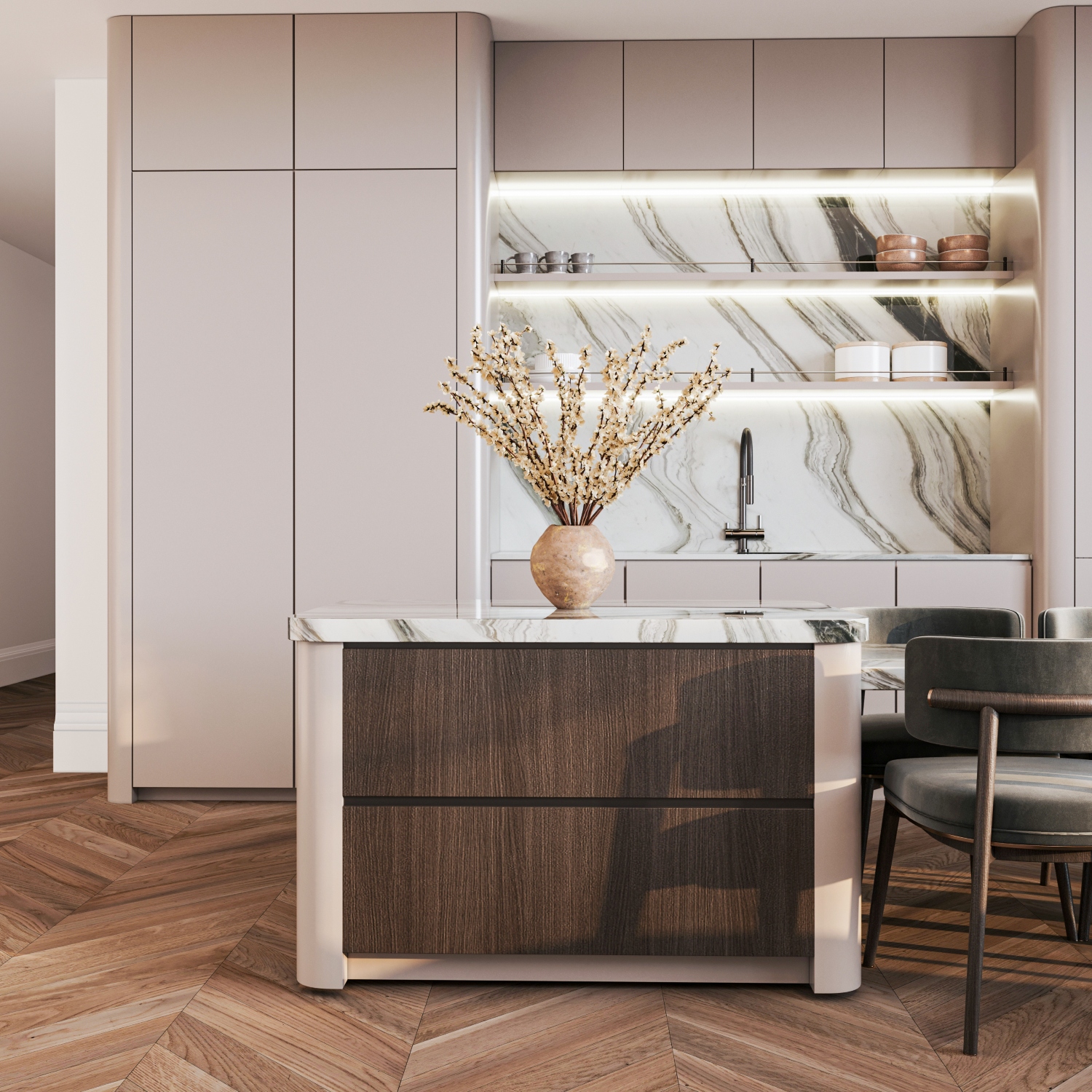 Calacatta Wave Marble Miami